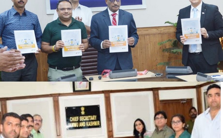 CS unveils rechristened logo of DIPR - The Kashmir Monitor