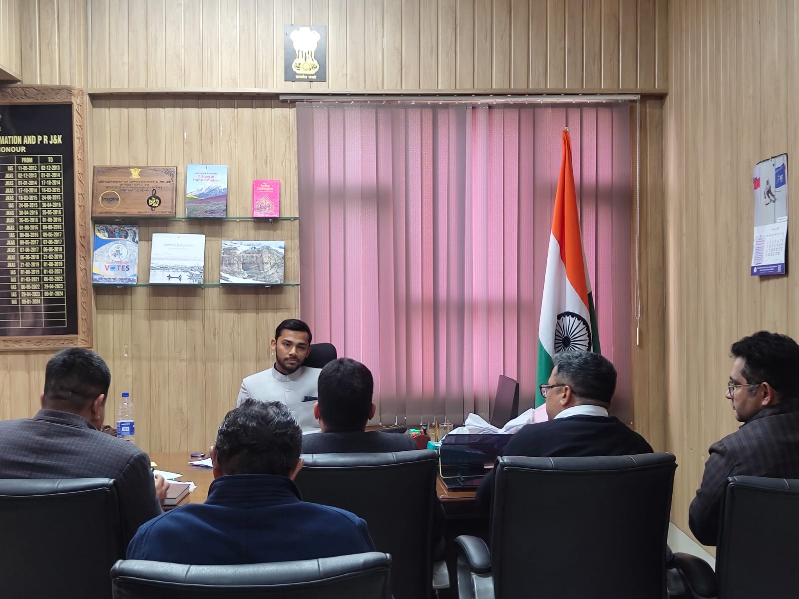 Nitish Rajora assumes charge as Dir Info — The Kashmir Monitor